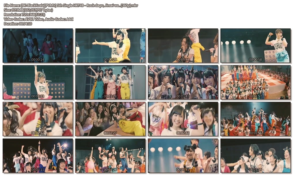 [DOWNLOAD][PV/MV][DVDRIP] HKT48 -5th- 12 Byou [480p,360p] - Blog-nya RAMA
